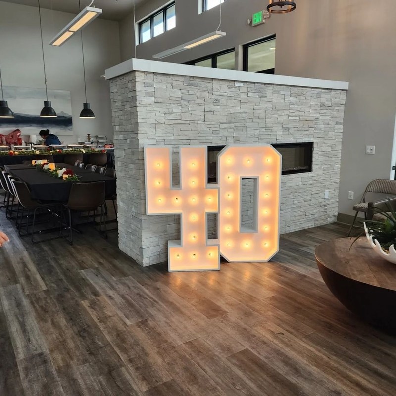 Voltado de entrada 12 V Led Marquee Letters 3ft 4ft 5ft Grandes números ...